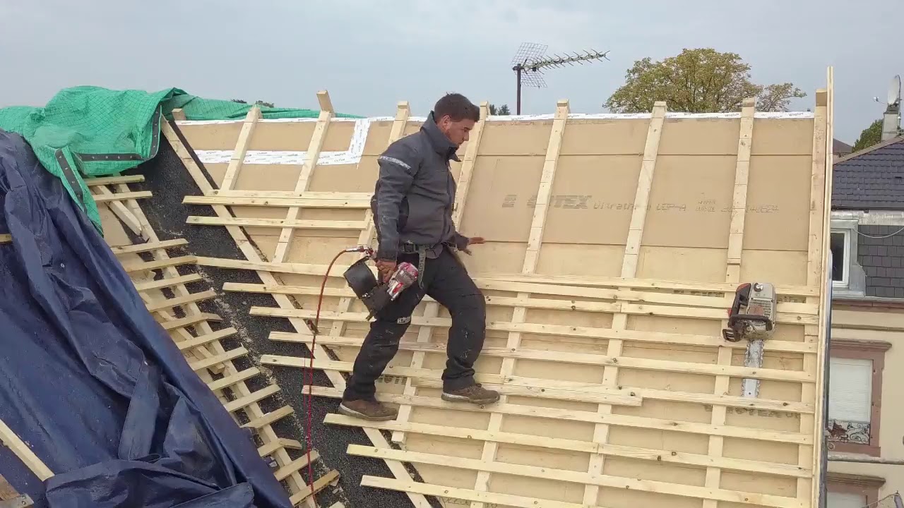 Lattage d'une toiture - Demattéi Toitures